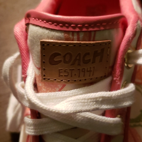 Coach | Shoes | Coach Poppy Barrett Dream Multi Sig C Sneakers 7 | Poshmark